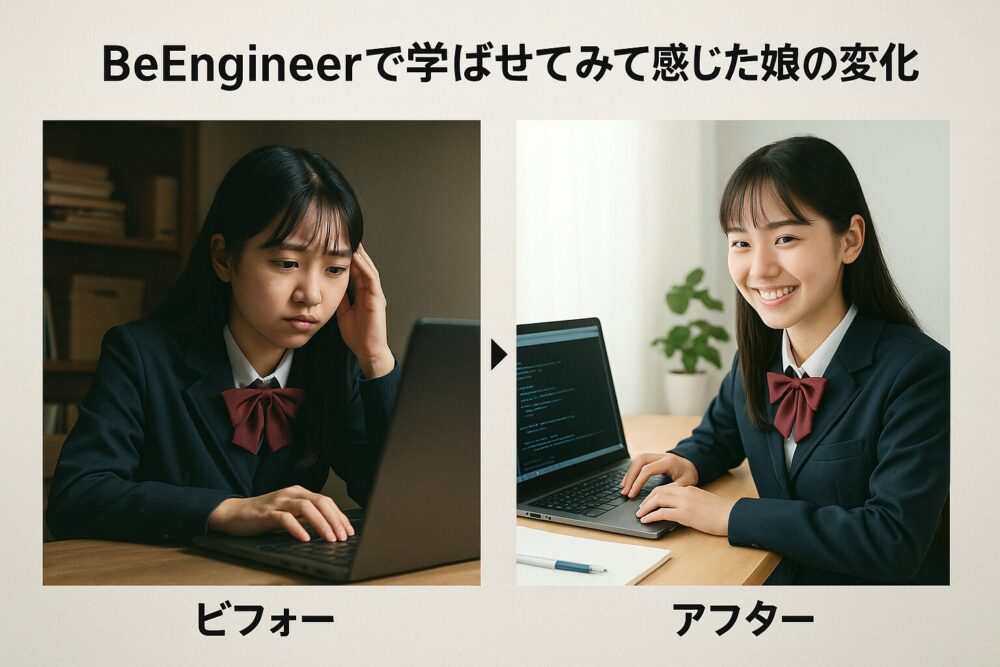 【2026年最新】プログラミングスクールBeEngineerに娘を通わせた本音レビュー！口コミ・評判から見える真実とは？